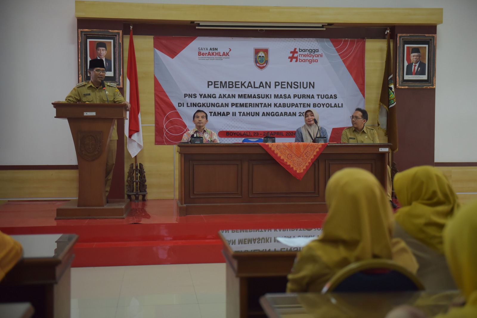 Pembekalan Purna Tugas Tahap II Tahun 2024 Diikuti 100 ASN